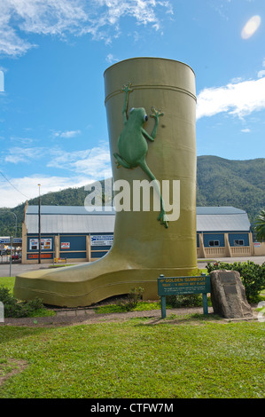The Golden Gumboot - Tully Queensland Australia Stock Photo - Alamy