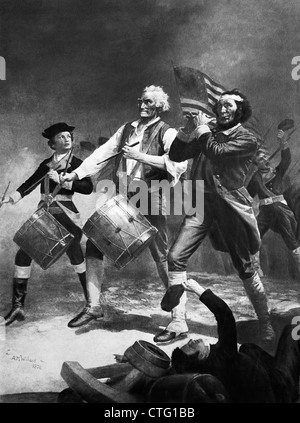 SPIRIT OF 76 BY ARCHIBALD M. WILLARD AMERICAN REVOLUTION WAR 1776 THREE ...