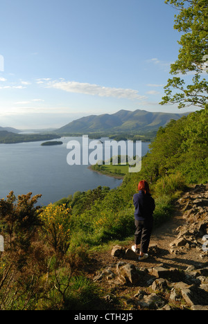 A view across Derwentwater from Surprise View Stock Photo - Alamy