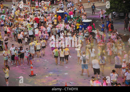 The color run, Columbus Ohio Stock Photo - Alamy