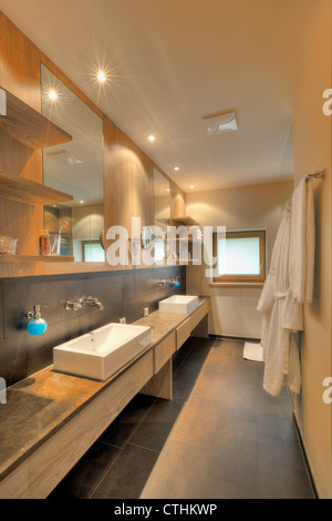 Beautiful interior of bathroom Stock Photo - Alamy