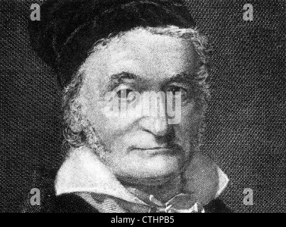 Carl Friedrich Gauss, 1777-1855, Mathematician Stock Photo - Alamy