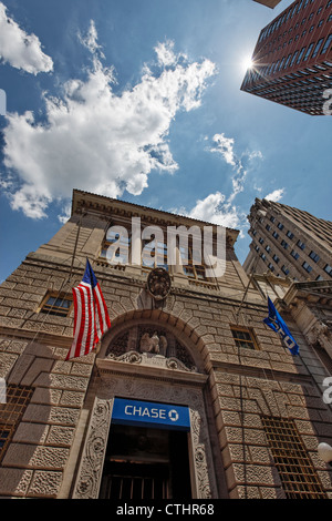 Chase bank in New York. It is national bank founded at 1799 Stock Photo ...