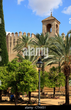Spain, Andalusia, Cordoba: the Alcazar de los Reyes Cristianos (Castle of the Christian Monarchs ...