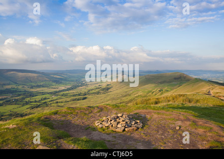 vale of edale from lords seat derbyshire peak district england Stock ...