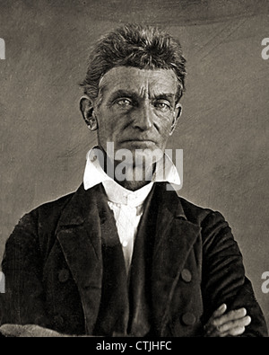 JOHN BROWN (1800-1959) American revolutionary abolitionist about 1854 ...