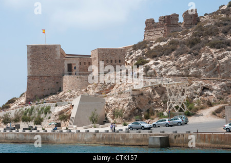 Christmas Fort at Cartagena southern Spain Stock Photo - Alamy