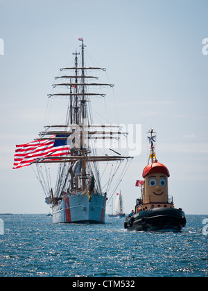 USCGB Eagle during the 2012 Tall Ships festival in Halifax, Nova Scotia ...