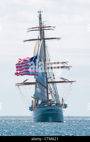USCGB Eagle during the 2012 Tall Ships festival in Halifax, Nova Scotia ...