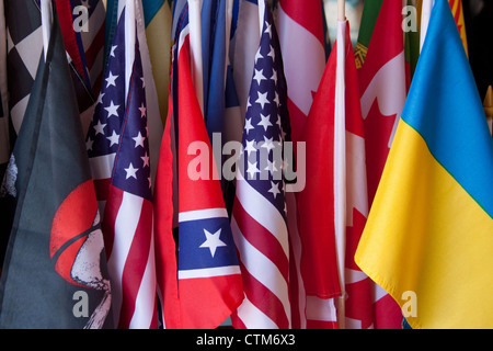 Flags of many nations Stock Photo - Alamy