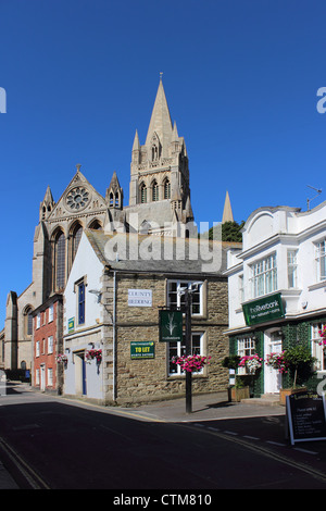 A street scene in Truro City centre Stock Photo - Alamy