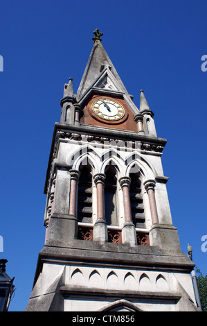 BITTERNE PARK TRIANGLE CLOCK TOWER Stock Photo - Alamy