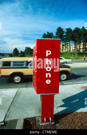 Vintage Phone Booth Stock Photo - Alamy
