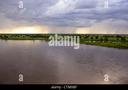 Nile River in Juba South Sudan from the plane Stock Photo - Alamy