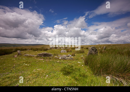 Carn Llechart (Ring Cairn) Stone Circle, Rhyd-y-Fro, West Glamorgan ...