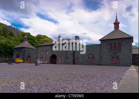National Slate Museum, Llanberis, North Wales: blacksmith forges within ...