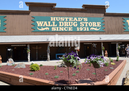 Wall South Dakota famous Wall Drug Store tourist landmark world known ...