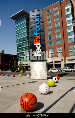 FedEx Forum sports arena and event venue on Beale Street in downtown ...