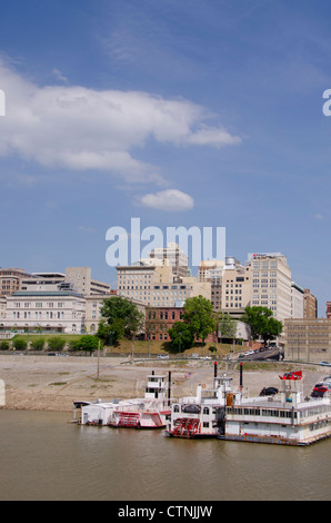 USA, Tennessee, Memphis, Riverboat View from Mud Island Stock Photo - Alamy