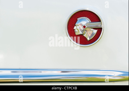Pontiac Eight Chieftain badge. Classic vintage American car Stock Photo ...