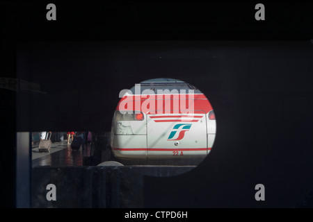 Train of Trenitalia, Italian railway company, Italy, Europe Stock Photo ...