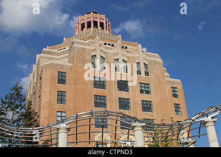 The Asheville City Hall building is an eclectic 1920s Art Deco ...