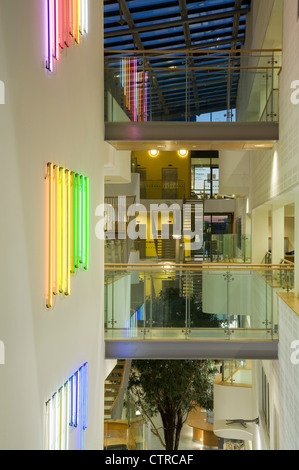 holywood arches health centre atrium and waiting room balconies Stock ...
