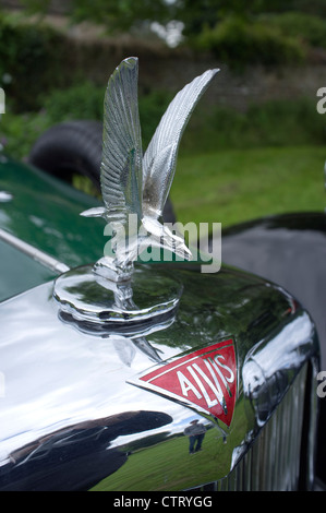 Radiator Mascot on Classic Alvis Car Stock Photo - Alamy