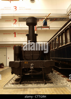The BEB I 103 Kladno locomotive, built in 1855, is displayed at the ...