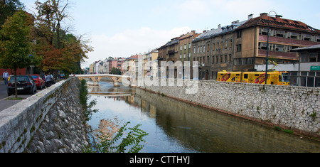 the Latin bridge, Sarajevo, where Serb nationalist Gavrilo Princip ...