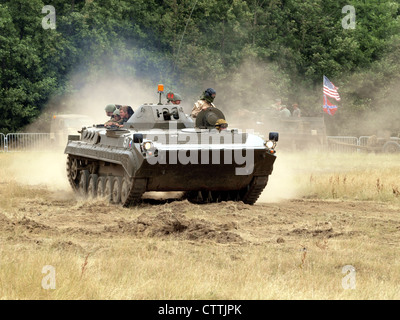 Armored tracked infantry fighting vehicle BMP-3 of the Russian Army at ...