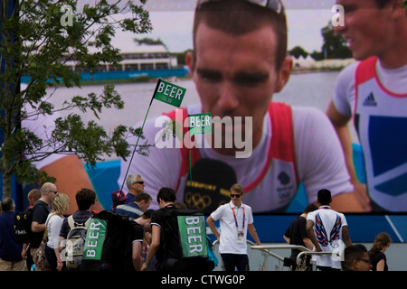 Mens Eight, British Olympic Rowing Team Left - Right, (Front Row) Ben ...