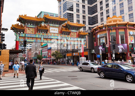 Friendship Archway Chinatown Washington DC USA Stock Photo - Alamy