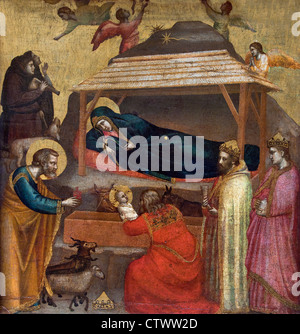 Giotto di Bondone, Italian Renaissance painter and architect Stock ...