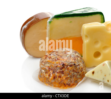 assortment of cheese in a vacuum package Stock Photo - Alamy