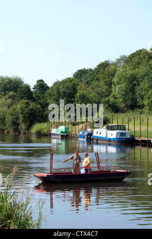 Hampton Ferry, Evesham, Worcestershire, UK Stock Photo - Alamy