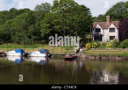 Hampton Ferry, Evesham, Worcestershire, UK Stock Photo - Alamy