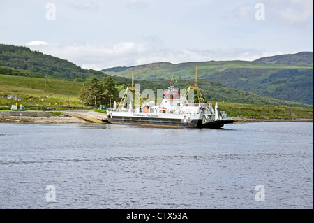 Car ferry Loch Dunvegan at Rhubodach, Isle of Bute, Scotland. Its trip ...