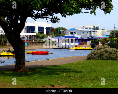 Boating Lake at Skegness Lincolnshire UK Stock Photo - Alamy