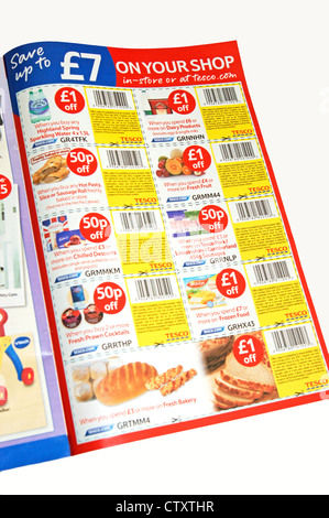 Tesco Money off coupons making savings to the weekly shop helping those ...
