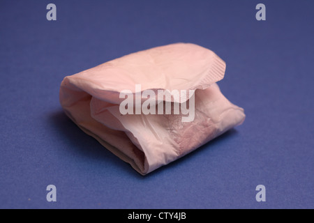 used sanitary pad Stock Photo - Alamy