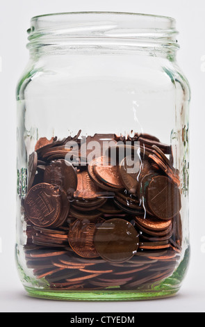 half full jar Stock Photo - Alamy