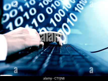 programmer have data info confirmation Stock Photo - Alamy