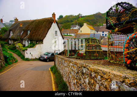 The beautiful little hamlet of Cadgewith, Cornwall Stock Photo - Alamy