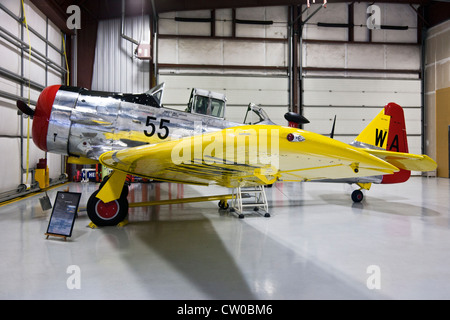North American T-6 Texan plane converted to appear to be a Mitsubishi ...