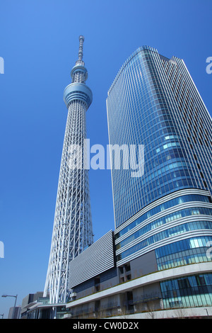 Tokyo sky tree, Japanese radio tower Stock Photo - Alamy