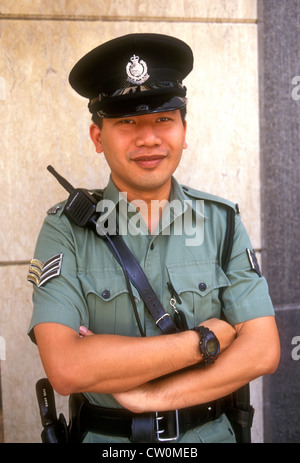 A portrait of a Chinese Policeman in uniform Stock Photo - Alamy