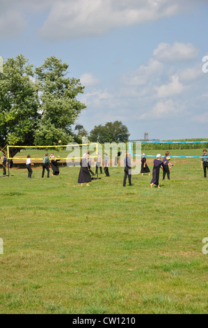 Amish youth activity on Sunday, Amish Country, Pennsylvania, USA ...