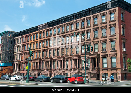 Malcolm X Boulevard Lenox Avenue Harlem New York City Manhattan Stock ...
