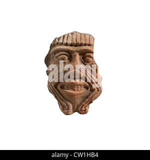 Terracotta mask of Humbaba the Assyrian guardian of the Cedar Forest ...